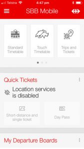How to use the Swiss Railways SBB app | Holidays to Switzerland