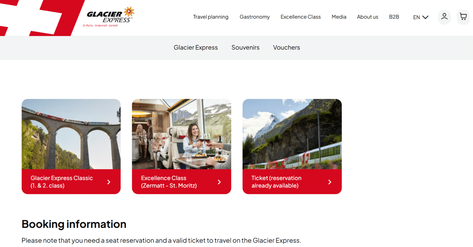 Glacier Express | Fares, Timetables and Info [2026] | Holidays to ...
